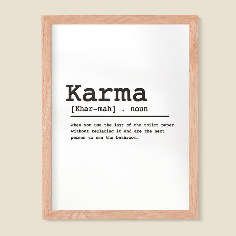 Definición de Karma – Frametastic UY